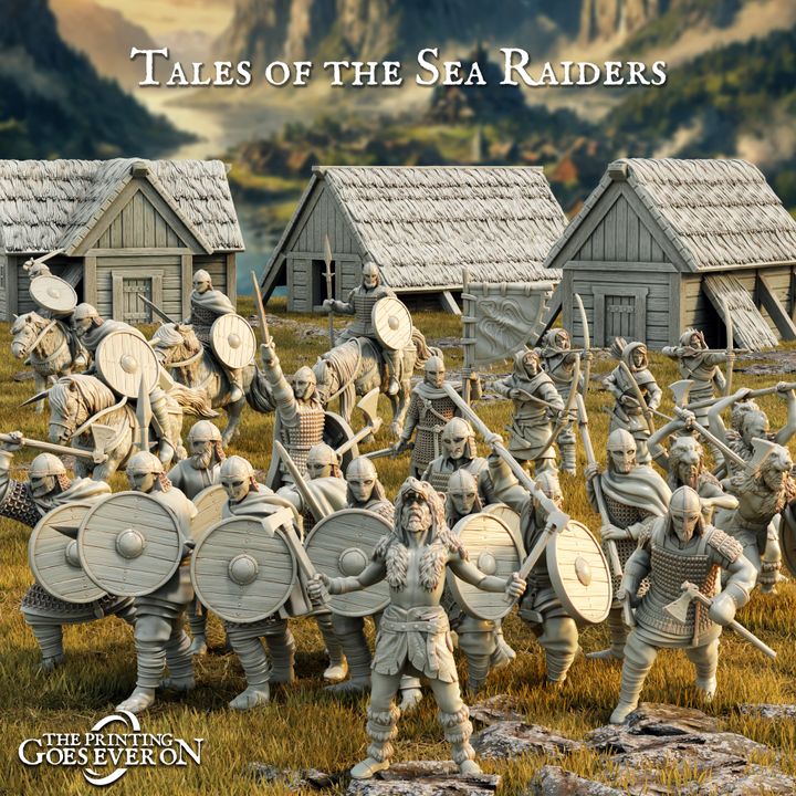 3D Printable Tales of the Sea Raiders - Presupported by The Printing ...