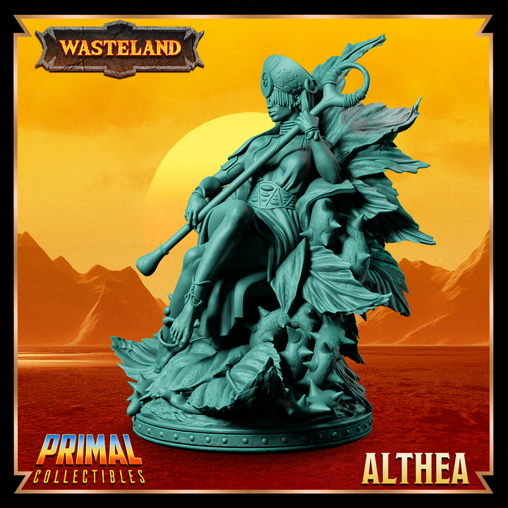 3D Printable Sorcerer Queen - Althea - March 2025 - Wasteland by PRIMAL ...