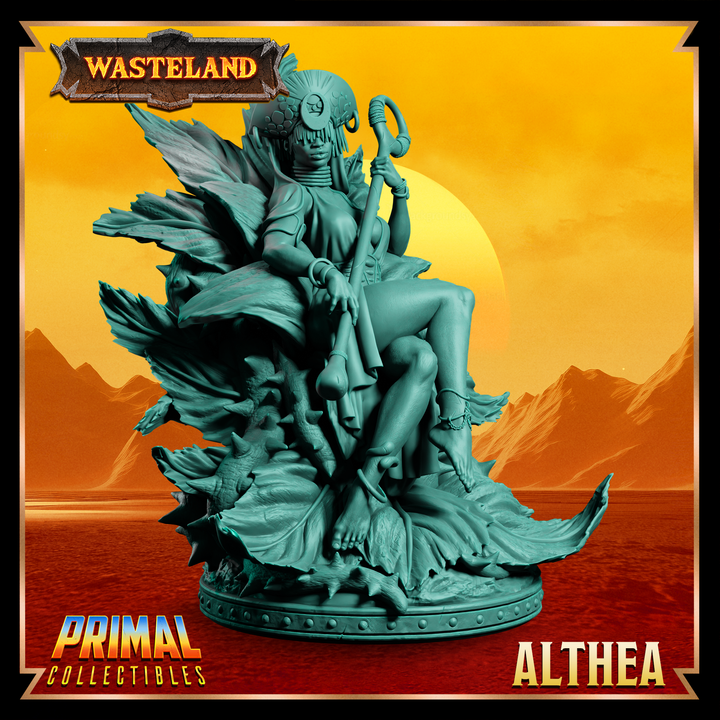 3D Printable Sorcerer Queen - Althea - March 2025 - Wasteland by PRIMAL ...
