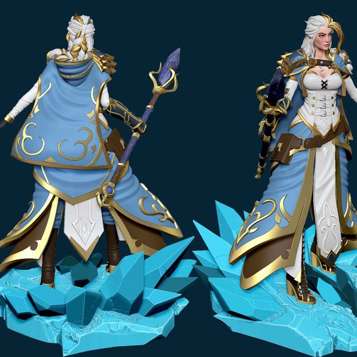 3D Printable The Iceborn Sorceress by Chuya Factory