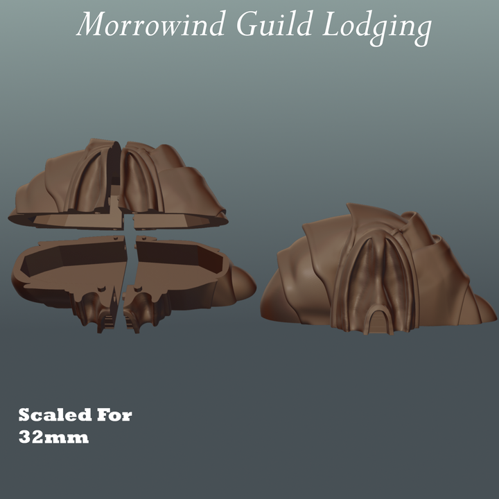 3D Printable Morrowind Terrain Elder Scrolls Terrain Redoran Ald Ruhn ...