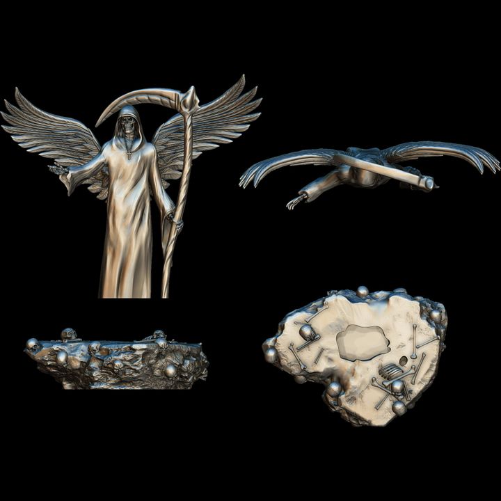 3D Printable Grim Reaper Figure STL file for 3d printing by SIAMAK ...