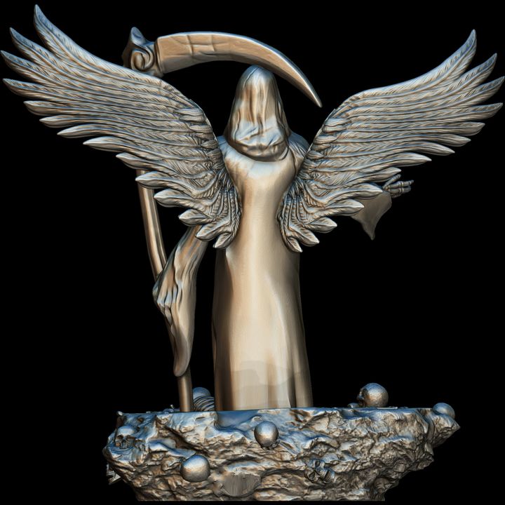 3D Printable Grim Reaper Figure STL file for 3d printing by SIAMAK ...