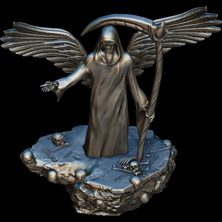 3D Printable Grim Reaper Figure STL file for 3d printing by SIAMAK ...