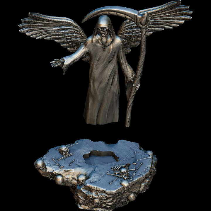3D Printable Grim Reaper Figure STL file for 3d printing by SIAMAK ...