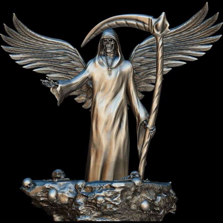 3D Printable Grim Reaper Figure STL file for 3d printing by SIAMAK ...