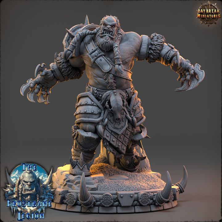3D Printable Skalgrim the Unyielding - The Frostbane Legion by Daybreak ...