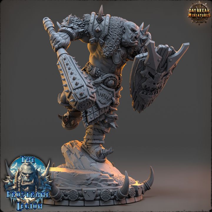 3D Printable Throggar Wolfbane - The Frostbane Legion by Daybreak ...
