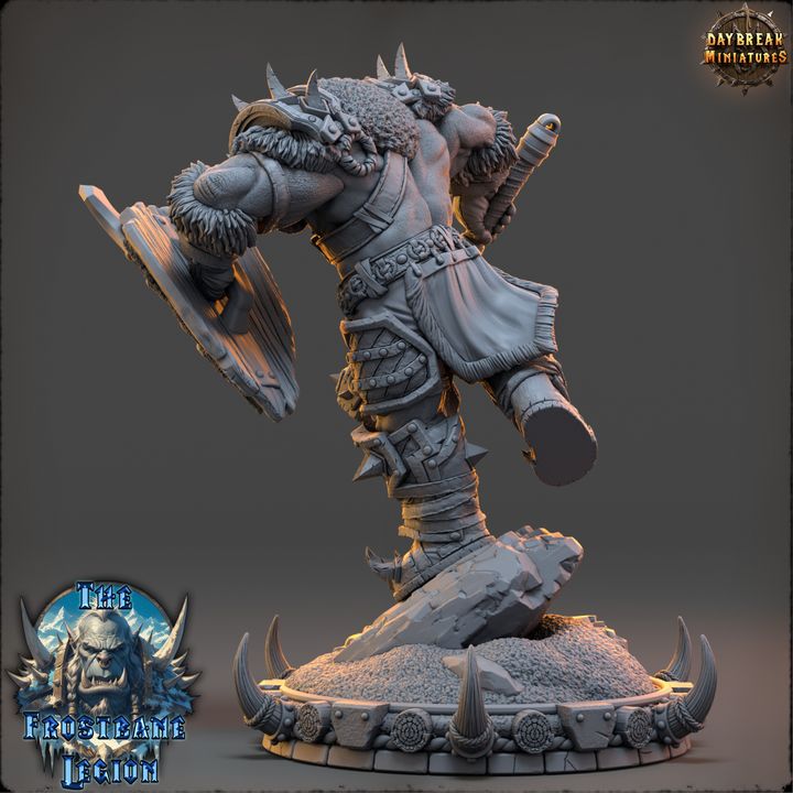 3D Printable Throggar Wolfbane - The Frostbane Legion by Daybreak ...