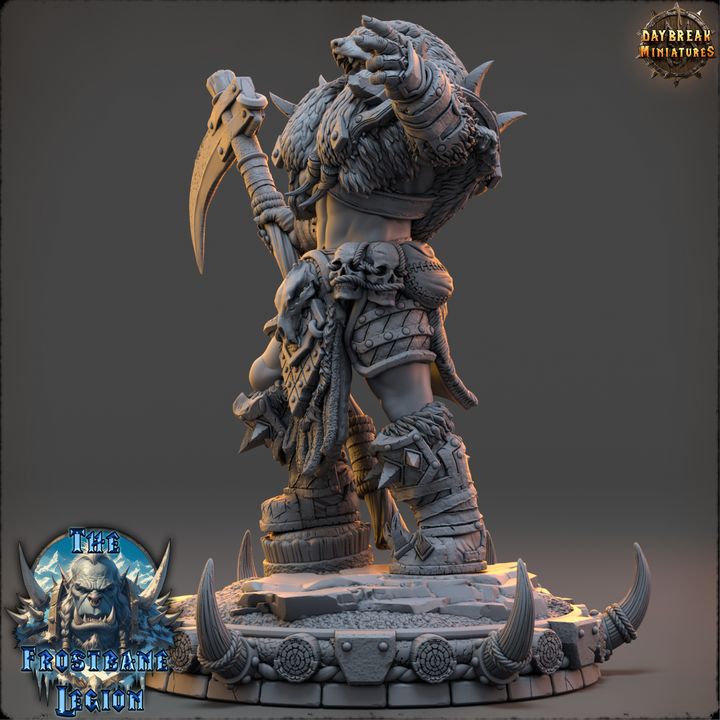 3D Printable Vhala the Crimson Howler - The Frostbane Legion by ...