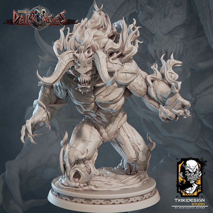 3D Printable Elemental_Fire by Javier Txiki Tejedor