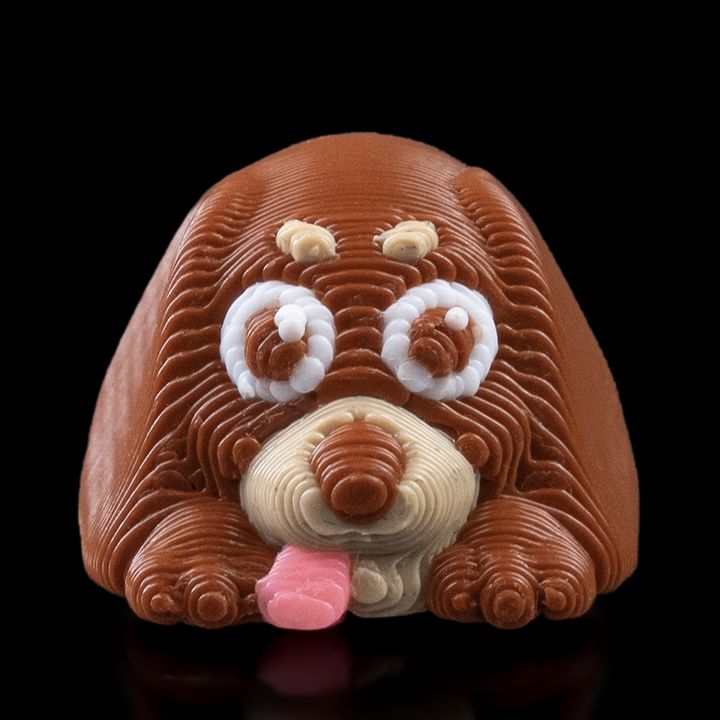 3D Printable Earful of Doxie by Stlflix