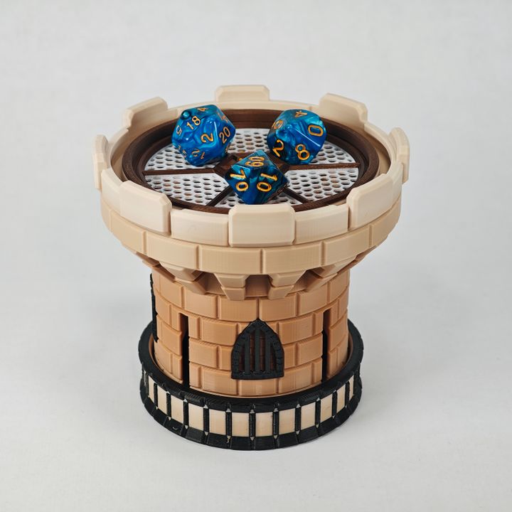 3D Printable Dice Spinner by 3DTechDesigns