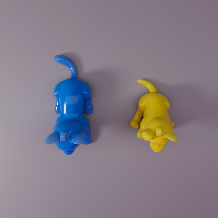 3D Printable Furry Friends Keychain by Andranik Terzyan
