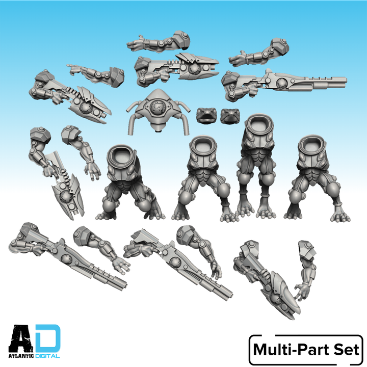 3D Printable N'glonhk Jump infantry by Wargames Atlantic