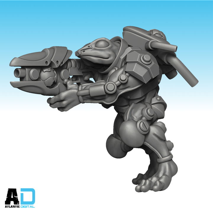 3D Printable N'glonhk Jump infantry by Wargames Atlantic