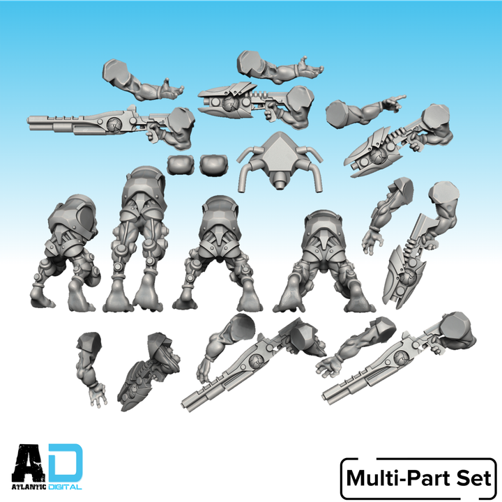 3D Printable N'glonhk Jump infantry by Wargames Atlantic