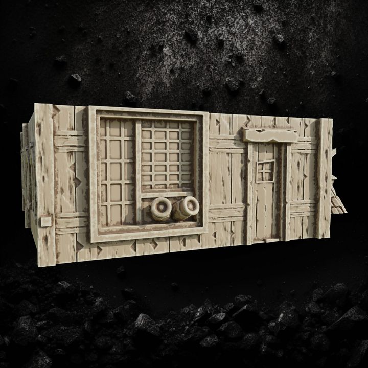 3D Printable Grimstone Docks: Building Set by Galandir's Pit & Cie