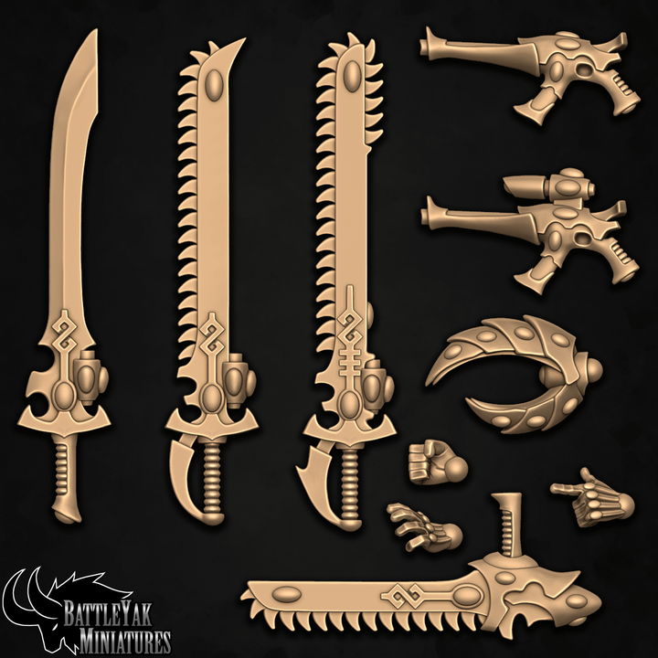 3D Printable Strand Walker C (Close Combat) by Battle Yak Miniatures