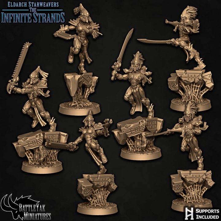 3D Printable Strand Walker Close Combat Pack by Battle Yak Miniatures