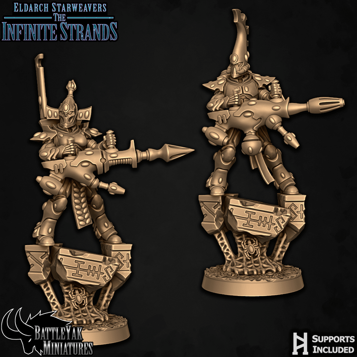3D Printable Strand Walker Ranged Combat Pack by Battle Yak Miniatures