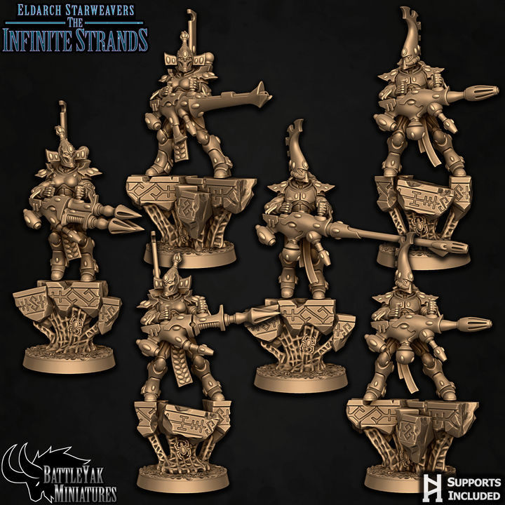 3D Printable Strand Walker Ranged Combat Pack by Battle Yak Miniatures