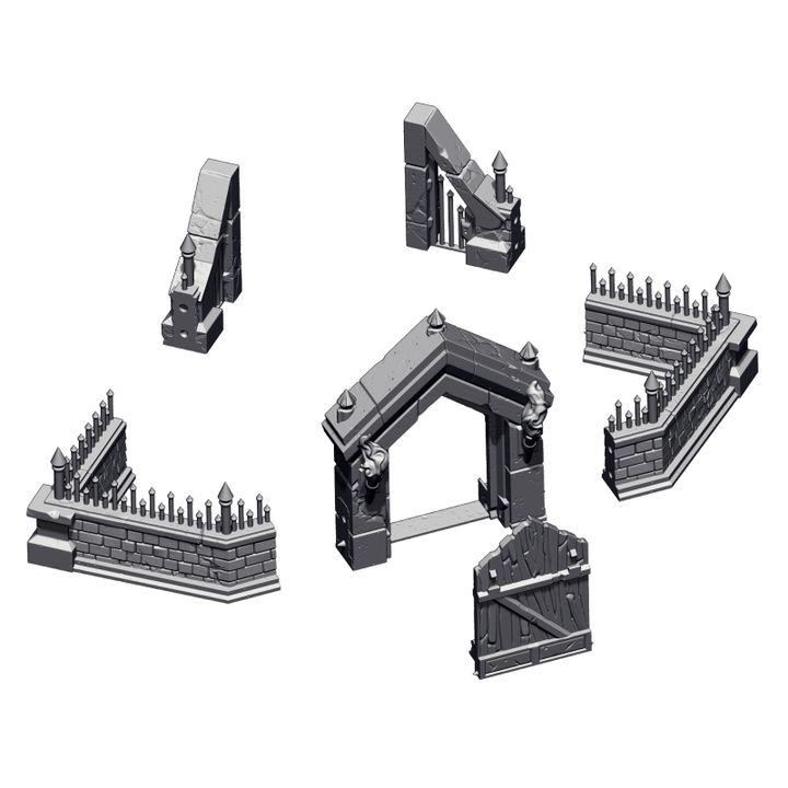 3D Printable Wizard Tower, 3D printable fantasy terrain pack for DnD ...