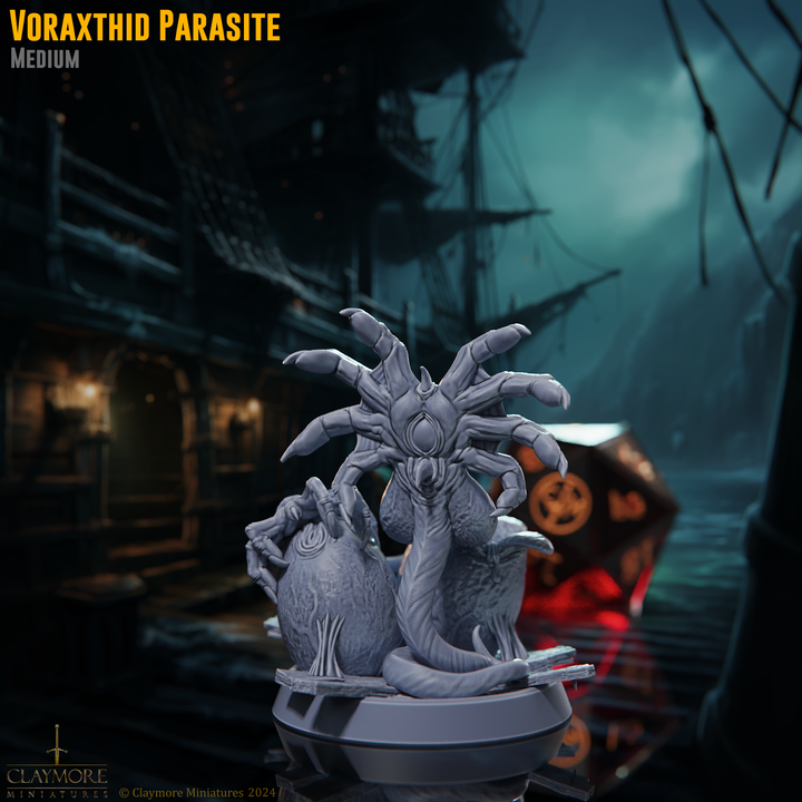 3D Printable Voraxthid Parasite by Claymore Miniatures