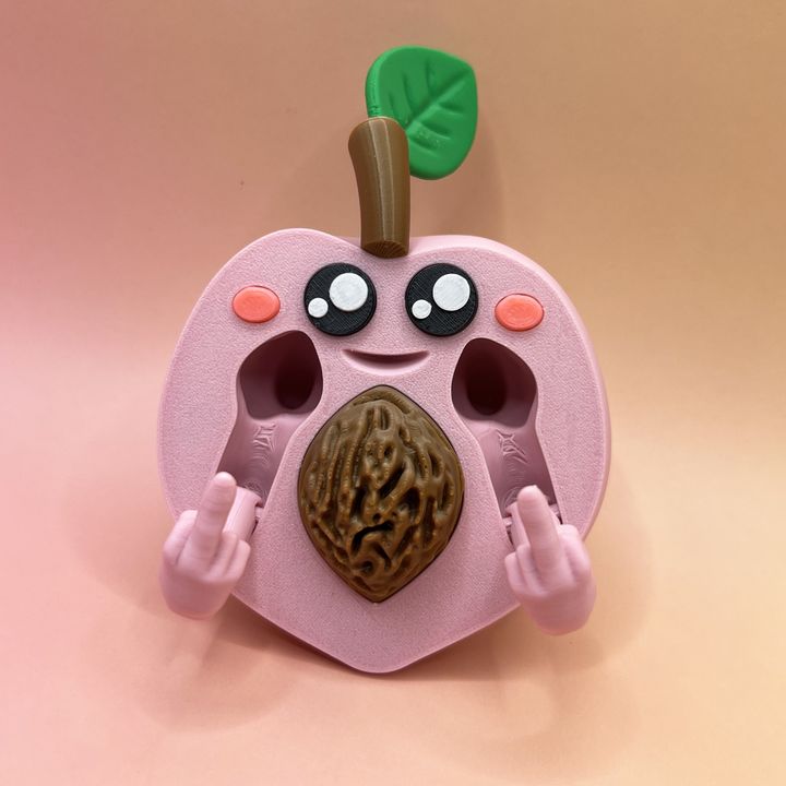 3D Printable Bad Peach by 3DGeex