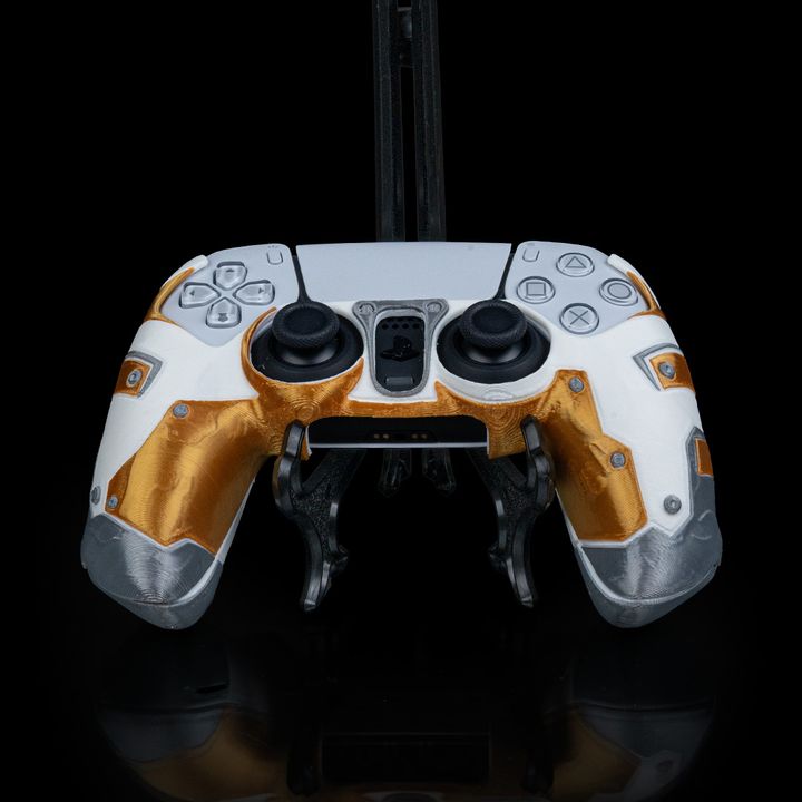 3D Printable Mecha Controller Cover by Stlflix