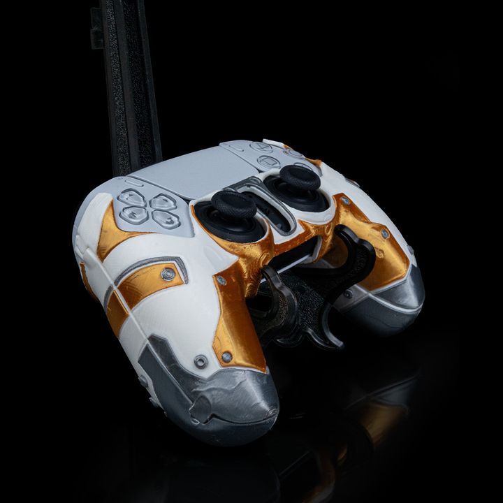 3D Printable Mecha Controller Cover by Stlflix