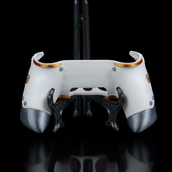 3D Printable Mecha Controller Cover by Stlflix
