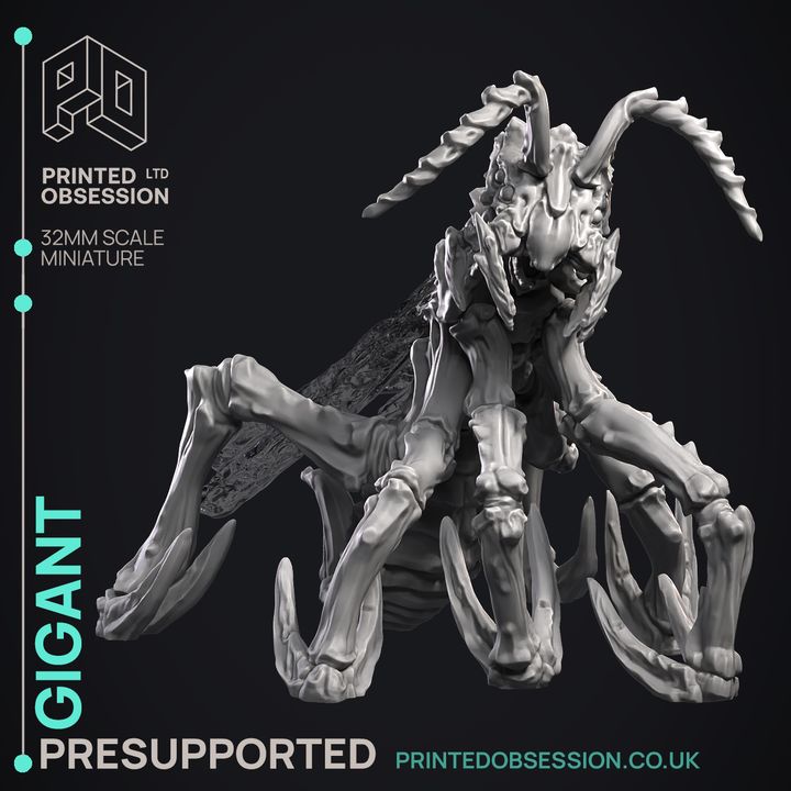 3D Printable Gigant - Giant Monster - PRESUPPORTED - Illustrated and ...