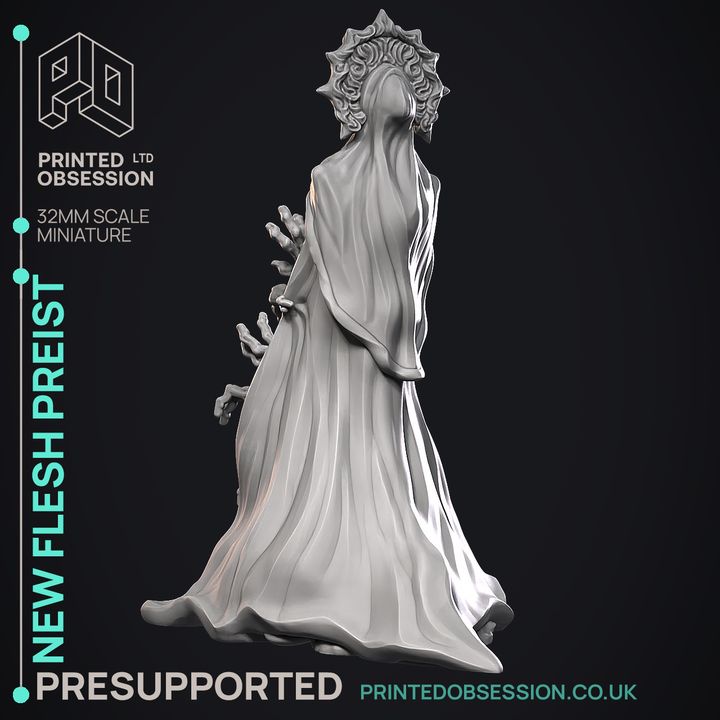 3D Printable New Flesh Preist - Horror Monster - PRESUPPORTED ...