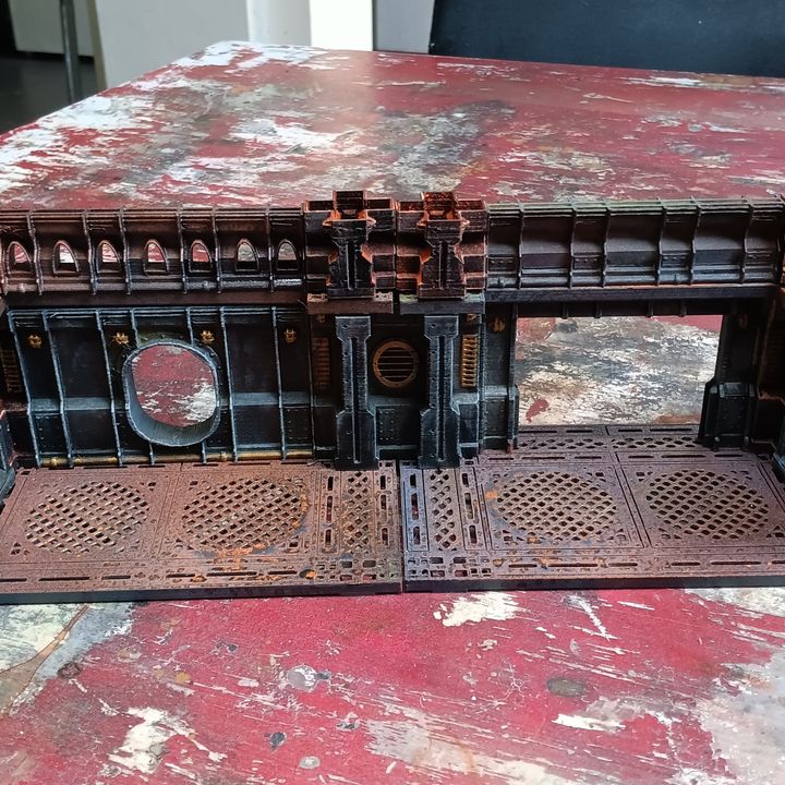 3D Printable ZM Industrial Underhive 1.0 - All-in-one Modular display ...