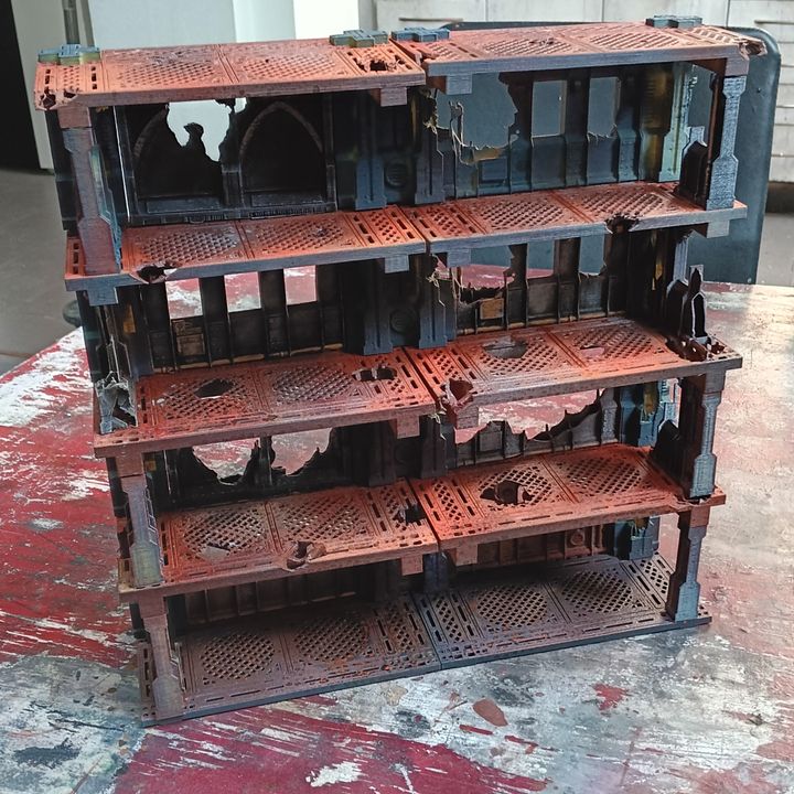 3D Printable ZM Industrial Underhive 1.0 - All-in-one Modular display ...