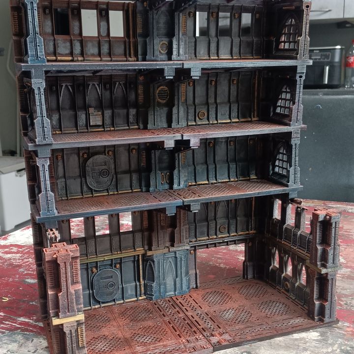 3D Printable ZM Industrial Underhive 1.0 - All-in-one Modular display ...