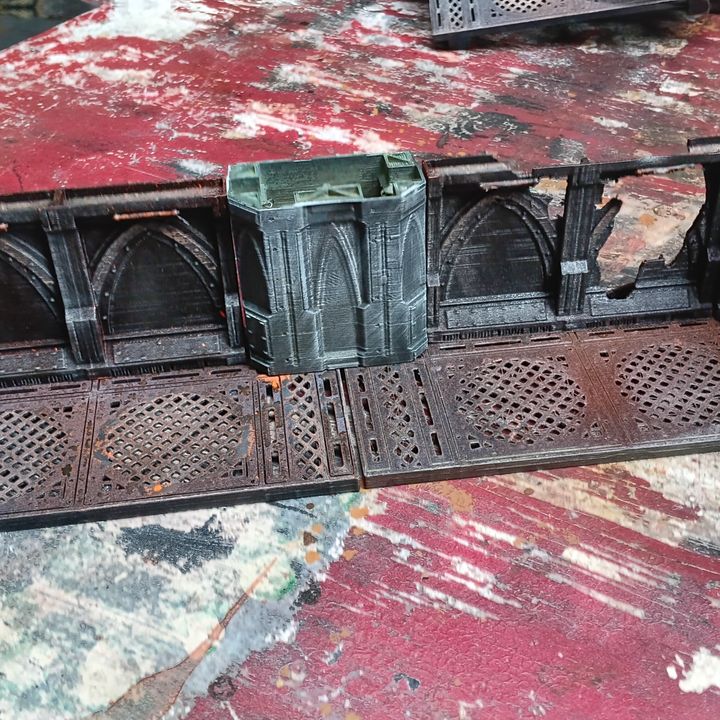 3D Printable ZM Industrial Underhive 1.0 - All-in-one Modular display ...