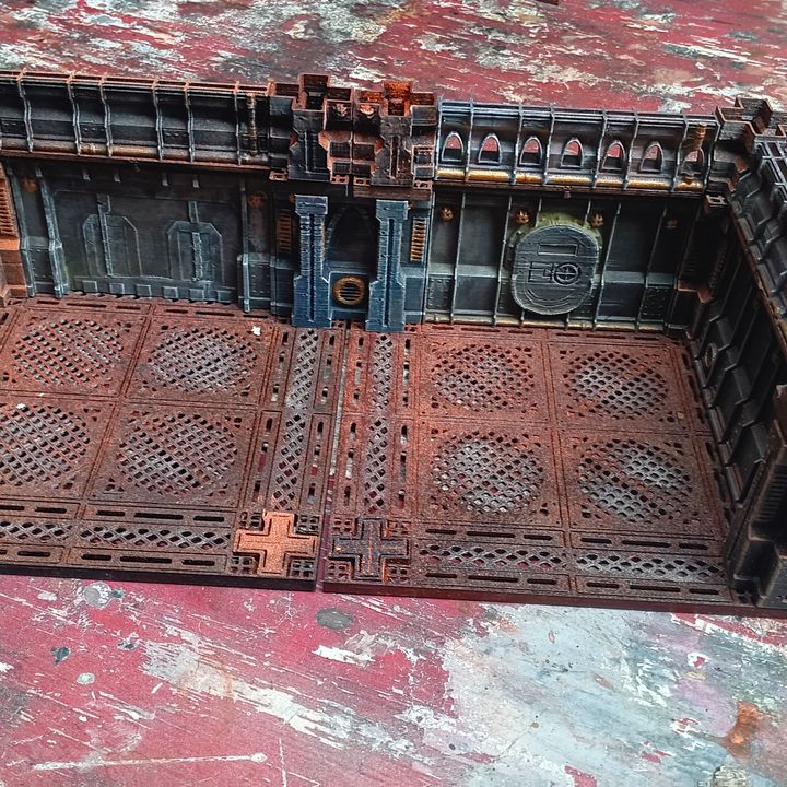 3D Printable ZM Industrial Underhive 1.0 - All-in-one Modular display ...