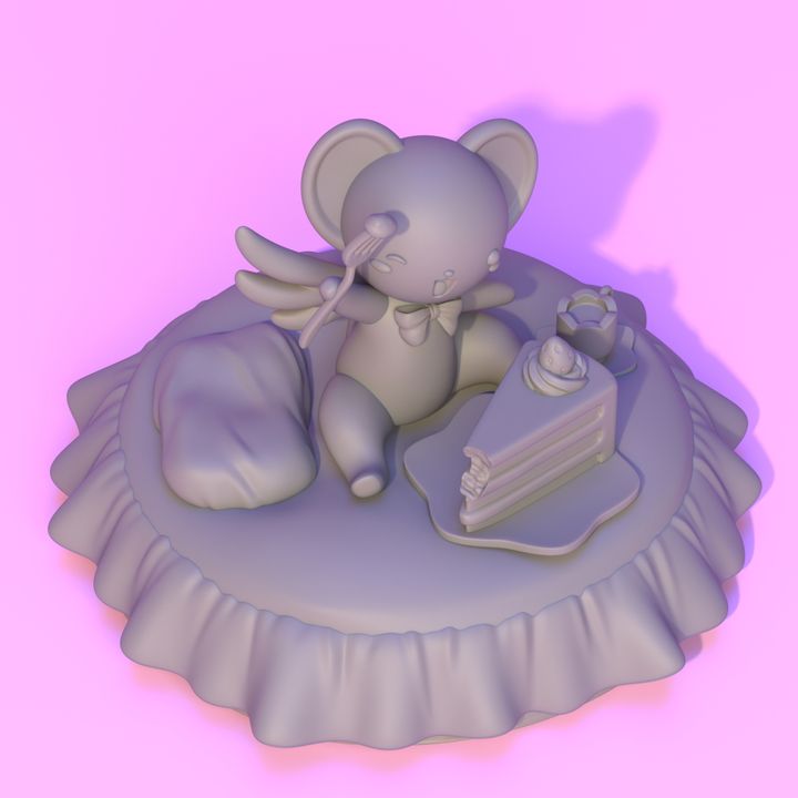 3D Printable Yellow Rat by Chuya Factory
