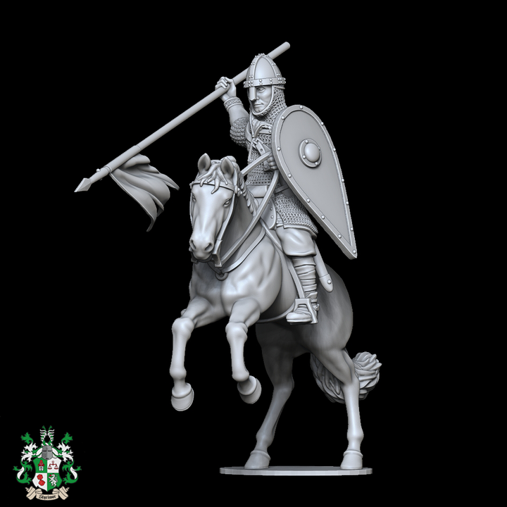 3D Printable Mounted Norman Knight 1066 by Styriwar