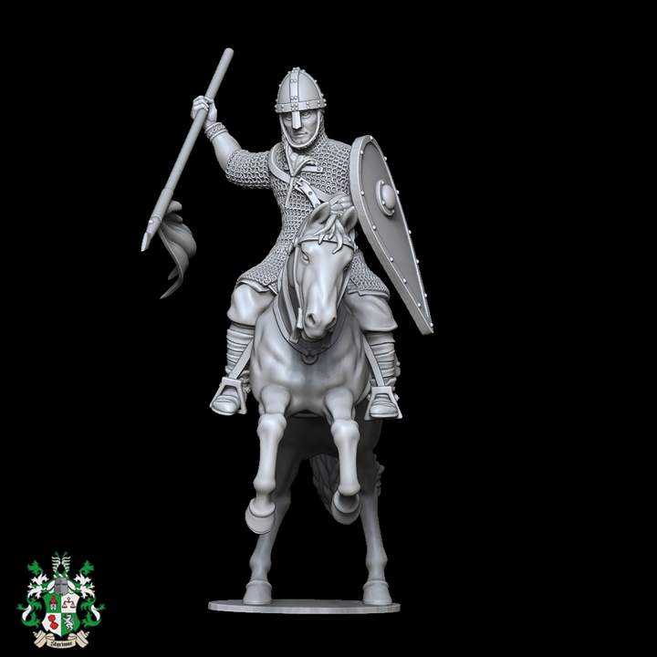 3D Printable Mounted Norman Knight 1066 by Styriwar