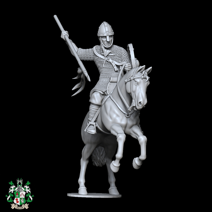 3D Printable Mounted Norman Knight 1066 by Styriwar