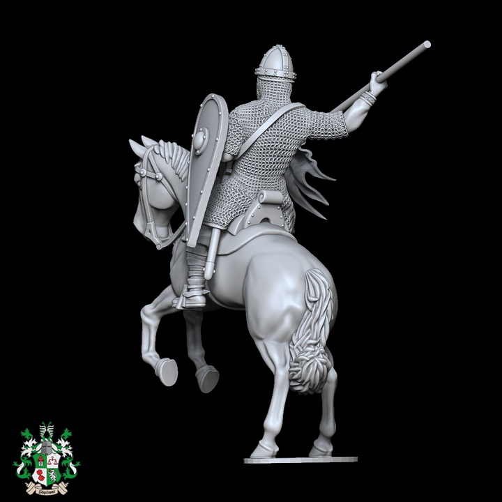 3D Printable Mounted Norman Knight 1066 by Styriwar