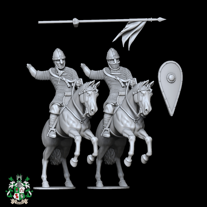 3D Printable Mounted Norman Knight 1066 by Styriwar