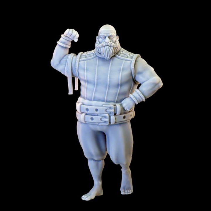 3D Printable Dwarf Strongman - Not Your Average Trading District Vol ...