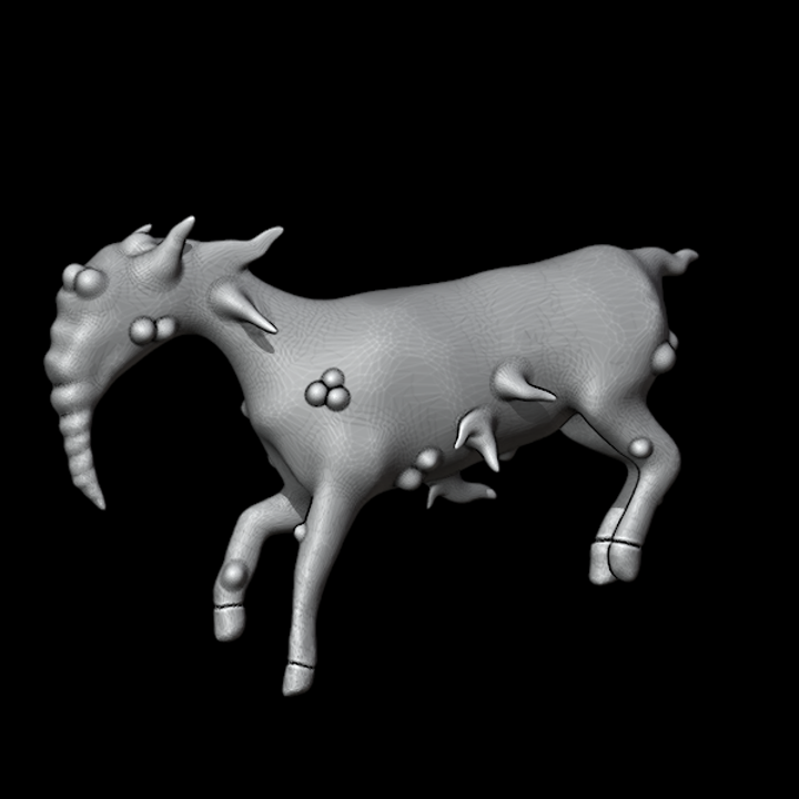 3D Printable 8x Root Horses for Turnip28 by LeechLoverLaboratory