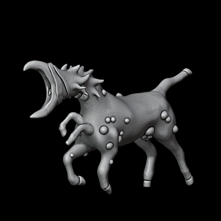 3D Printable 8x Root Horses for Turnip28 by LeechLoverLaboratory