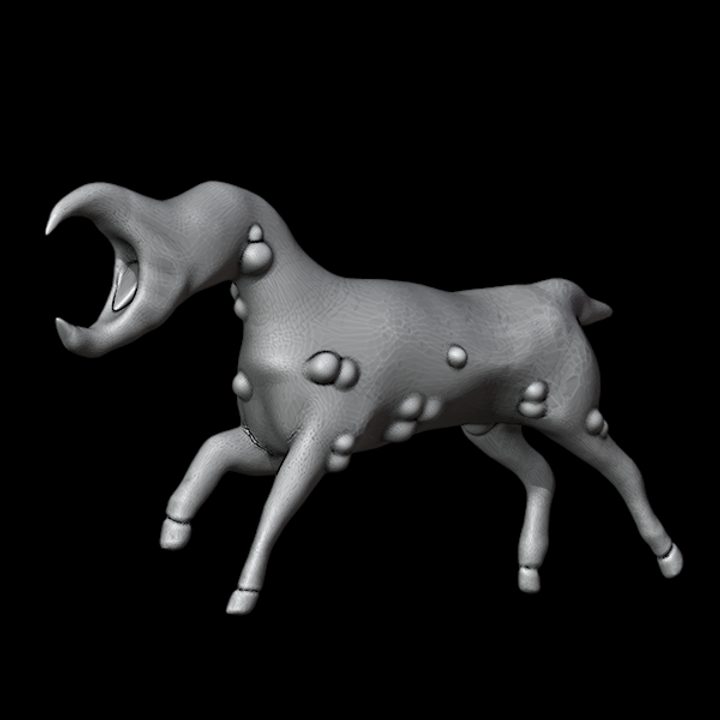 3D Printable 8x Root Horses for Turnip28 by LeechLoverLaboratory