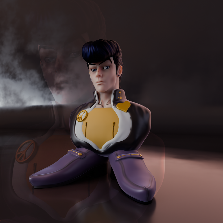 3D Printable Shoesuke Meme Josuke Higashikata JoJo's Bizarre Adventure ...